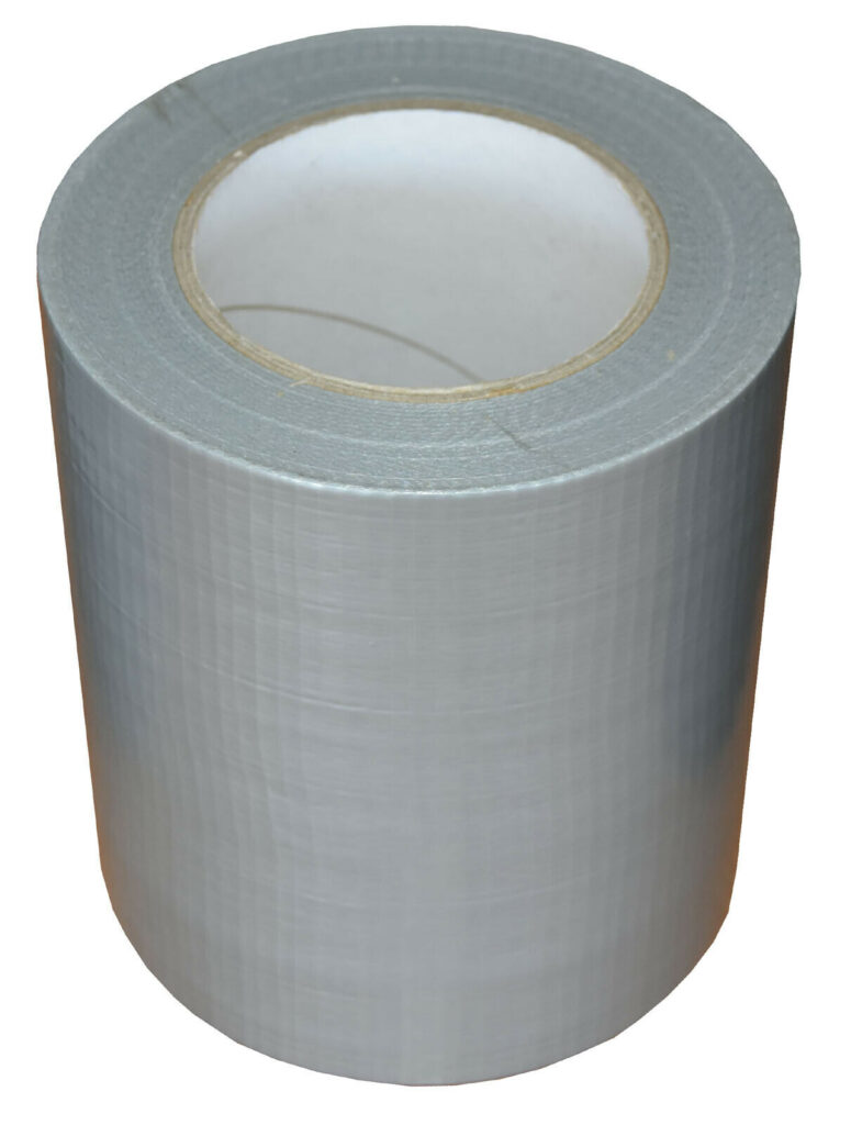 150mm x 50m Silver Gaffer Tape Waterproof Duct Tape Qty 1 Roll ...